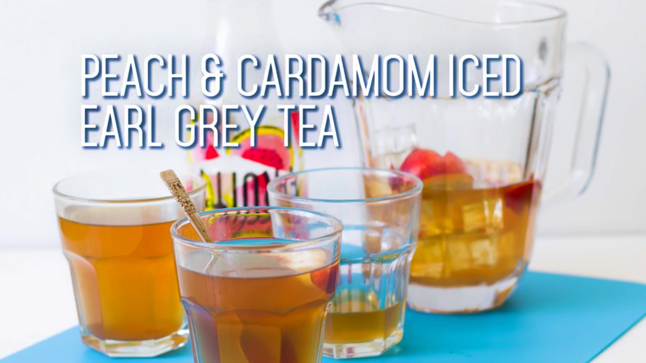 Peach and Cardamom Iced Earl Grey Tea – Food Channel